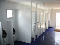 China Temporary Construction Mobile Container Toilet 60mm EPS Panel Insulated for sale