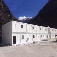 China Fireproof Shockproof Sandwich Panel Container House for Camp Workers 20ft for sale