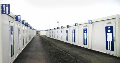 Cina Cabina pubblica mobile della toilette del contenitore con protezione dell'ambiente in vendita