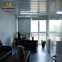 China Prefabricated Modular Container Office Accommodation 2.3mm Galvanized Steel Frame for sale