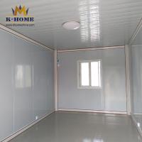 China 20FT Flat Pack Container House Sandwich Panel Quick Installation Steel Structure 5950x3000x2800mm for sale