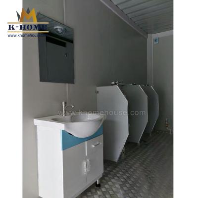 Cina Contenitori portatili d'acciaio galvanizzati della doccia e della toilette in vendita