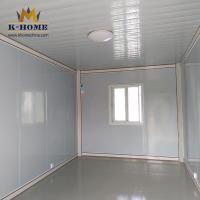 China Temporary Flat Pack Container House Prefab Building 5.95x3x2.8m Customizable for sale
