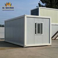 China Prefab Modular Tiny Container House On-Site Installation 50mm EPS Wall Panel for sale