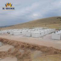 China Quick Installation Sandwich Panel Container Camp House for Construction Site Accommodation 15-20 Year Lifespan for sale