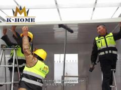 Contenitore prefabbricato dell'ospedale da campo del flat pack
