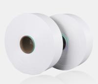 China White Polyester Spun Yarn 20s/2 Count with OEKO-TEX Certification for Textile Manufacturing for sale