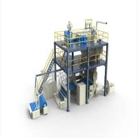 China Yaoyang PLC-Controlled Polyester Fabric Machine - 1000kg/h Capacity, 220V Electric, 2.5T Weight for sale