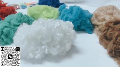 China Colorful Recycled Staple Polyester Good Heat Resistance For Fabrics for sale