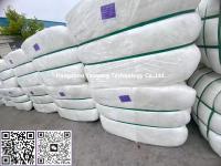 China 100% Polyester Staple Fiber For Spinning Yarn In White Or Black for sale