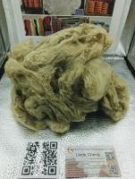 China Flame Retardant Recyclable Polyester Staple Fiber PSF Dyed Solid for Industrial and Construction Use for sale