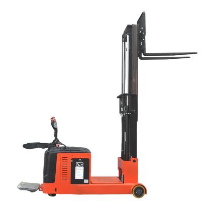 China Elektrische stacker truck elektrische balans vorklift 2000kg 3000mm 4500mm Te koop
