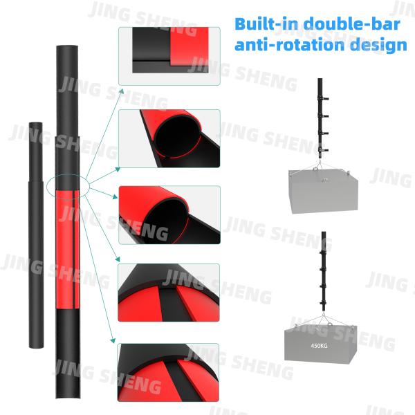 OEM 37ft Anti-Spin Carbon Fiber Window Washing Pole Water Fed Pole System For Storefronts