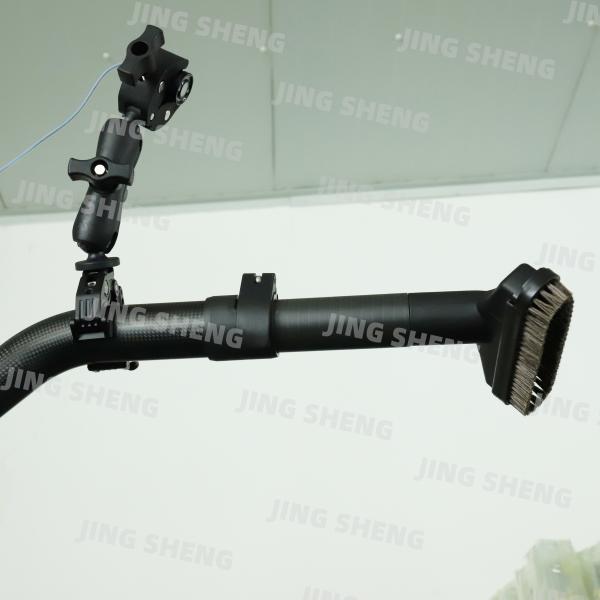 Quality 30ft Plug-in Carbon Fiber Gutter Vacuum Pole with Camera for Gutter Cleaning for sale