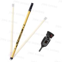 Quality Carbon Fiber Smoker Detector Pole 20ft/6m Extendable Smoke Alarm Testing Pole for sale