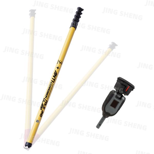 Quality Carbon Fiber Smoker Detector Pole 20ft/6m Extendable Smoke Alarm Testing Pole for sale