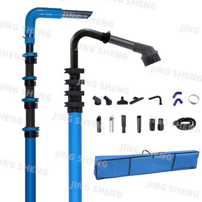 Cina 22ft Carbon Fiber Gutter Vacuum Pole Leggero e durevole per industria e commercio in vendita