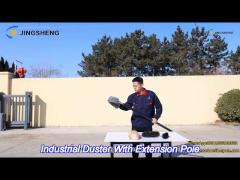 33ft telescopic carbon fiber industrial dusting pole set: for cleaning fans, cobwebs, high ceilings