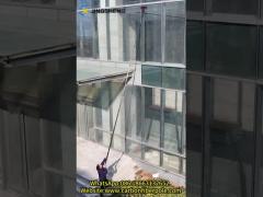 OEM 37ft 반 회전 탄소 섬유 창구 세탁 스틸 물 공급 스틸 시스템