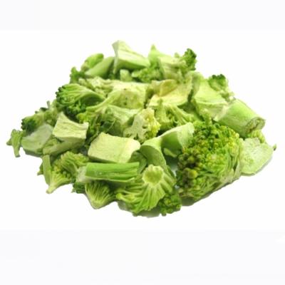 China Freeze Dried Vegetables Organic Natural FD Dried Broccoli Dices/Slices 100% purity for sale
