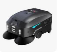 China commercial floor sweeper and vacuum clean robot for sale