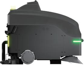 China Durable Commercial Robot Sweeper Scrubber for Supermarket Floor Care for sale