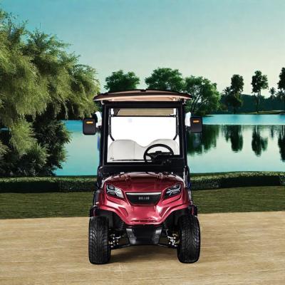 Cina Confortevole carrello da golf elettrico da 2 posti con sistema di freno a disco anteriore e a tamburo posteriore in vendita