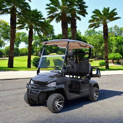 Cina Carro da golf elettrico a 2 posti con 4 ruote motrici e freno a tamburo posteriore a disco anteriore in vendita