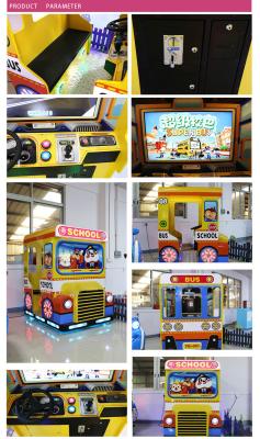 Cina Hotselling Interiore Monete Operato Super Bus Scolastico per Bambini Auto Macchina Come Immagine in vendita