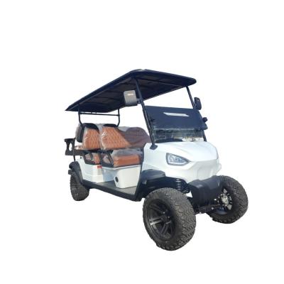Cina Carro da golf elettrico a sei posti con batteria al litio a quattro ruote e ricarica rapida di 8 ore in vendita