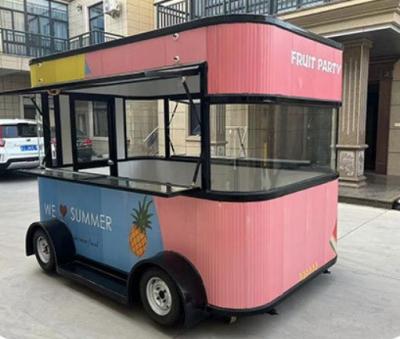 Cina CE certificato Hot Dog Ice Cart Stand Customized Tractor Smart Truck per vendere snack più velocemente in vendita