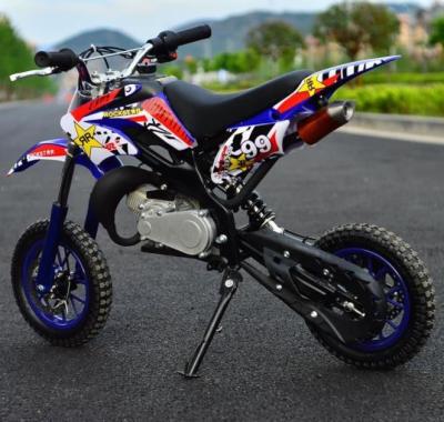 Cina Motore a motore a catena Mini Bike Motocicletta per bambini 49cc Motore 40km/h Max velocità e carburante in vendita
