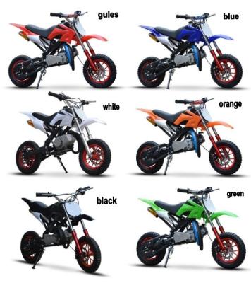 Cina Motore a motore a catena Mini Bike Motocicletta per bambini 49cc Motore 40km/h Max velocità e carburante in vendita