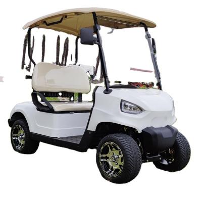 Cina Carrello da golf elettrico a due posti con batteria al litio da 72V e chilometraggio da 70 a 90 km in vendita