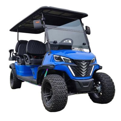 China 72v Lithium Battery Solar 6 Seaters Off Road Electric Street Legal Golf Cart Buggy for sale