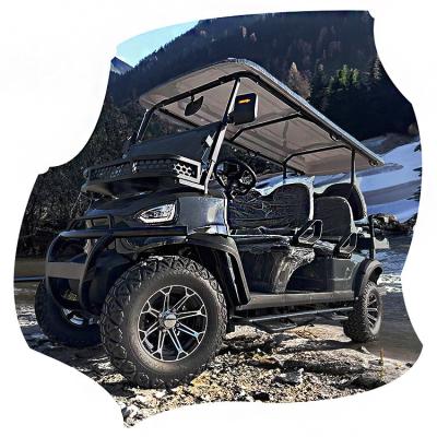 6 Seater Electric Golf Cart Dignified and Comfortable Black Color Max.Speed 25km/h