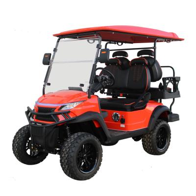 Cina 4 ruote Electric Club Car Golf Cart Luxury Lifted Design Disponibilità minima 150-200mm in vendita