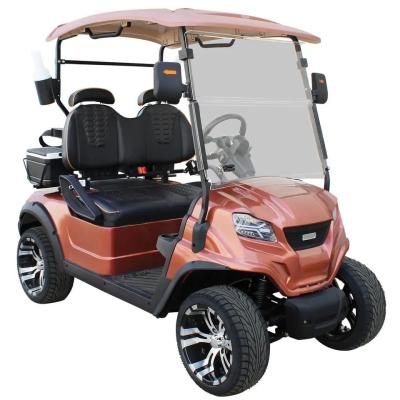 Cina Sistema di freno a tamburo posteriore a disco anteriore 2 posti Mini Carro da golf elettrico con batteria al litio in vendita