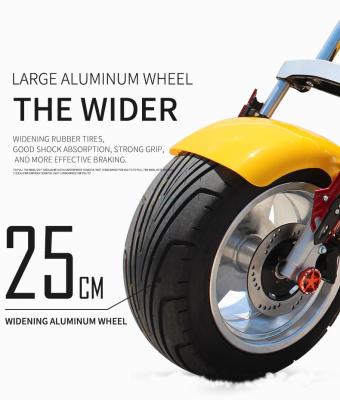 Cina Citycoco Scooter a batteria rimovibile a pneumatici grassi 1000W senza design pieghevole in vendita