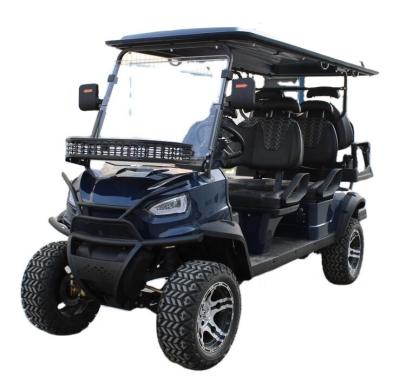 China 12 Inch Tires Electric Golf Cart Max Speed 25KM/H Sales Office 4-Seater Sightseeing Car for sale