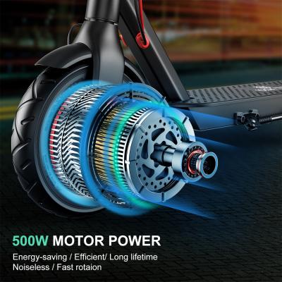 中国 アメリカ・EU人気の折りたたむ10インチエアタイヤスクーター 500wブラシレスモーター 36v 15aH 販売のため