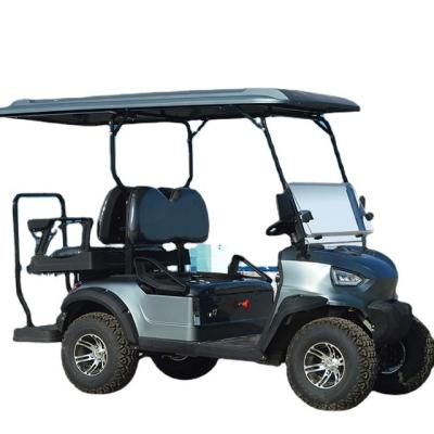 China Club Car Golf elektrische trolley met 10 inch aluminium alloy wielen en voor LED koplamp Te koop