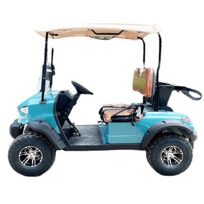 China 48V/60V/72V golf trolley push cart met duurzame batterijen en duurzame banden Te koop