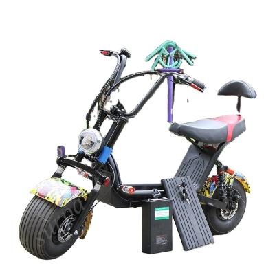 China Opvouwbare Citycoco Fat Tire Scooter 800W Motor Power Steel Frame Mini Scooter voor kinderen Te koop