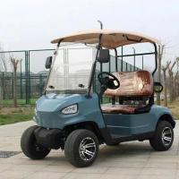 China 1-2 Seats DOT Electric Golf Carts with DOT Certification and Front LED Headlight for sale