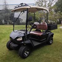 China 1-2 Seats DOT Electric Golf Carts with DOT Certification and Front LED Headlight for sale