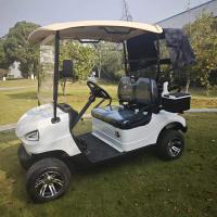 China 1-2 Seats DOT Electric Golf Carts with DOT Certification and Front LED Headlight for sale