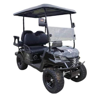 China Carrinho de golfe elétrico de 2 lugares com velocidade máxima de 30 km / h Farol LED dianteiro e Lake Horse Tour à venda