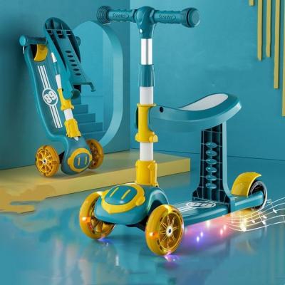 Cina Scooter per bambini pieghevole e ad emissioni luminose in Europa in vendita