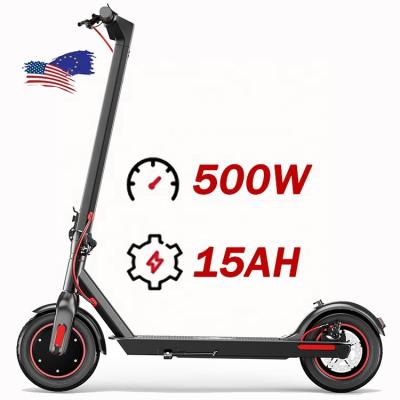 China EUA UE Popular dobrável 10 polegadas Air pneu scooter com 500w motor sem escova 36v 15aH à venda